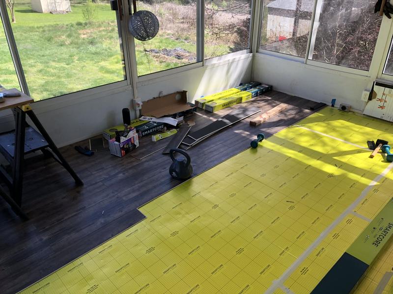 SMARTCORE (Sample) By COREtec Floors Shady Pine Brown Wood Look 12-mil ...