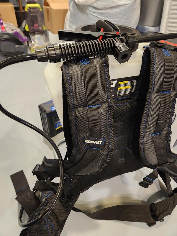 Kobalt 4-Gallon 80-volt Max Battery Operated Plastic Backpack Sprayer ...