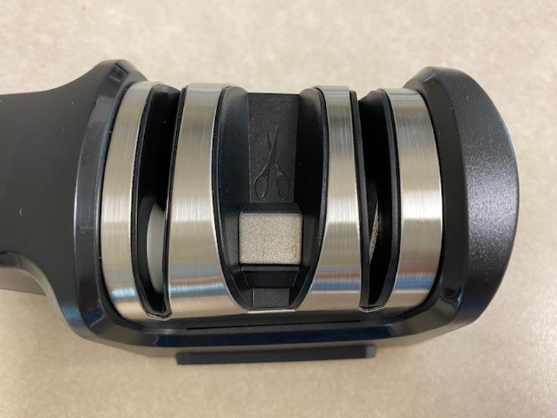 Work Sharp Kitchen Knife Sharpener - Diamond and Ceramic Wheels - Pull ...