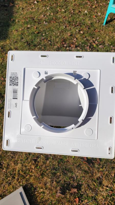 Pontiac Trail Blocks and Vents 8.25-in x 7.5-in White Vinyl Universal ...