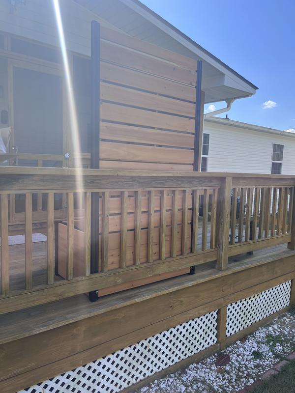 Enclo Privacy Screens Concord 41-in W x 73-in H Wood Planter Box Cedar ...