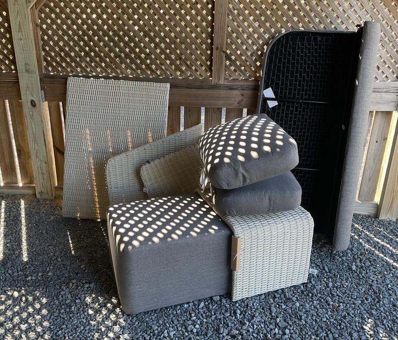 Shop Origin 21 Venza Charcoal Gray 5-Piece Patio Conversation Set with ...