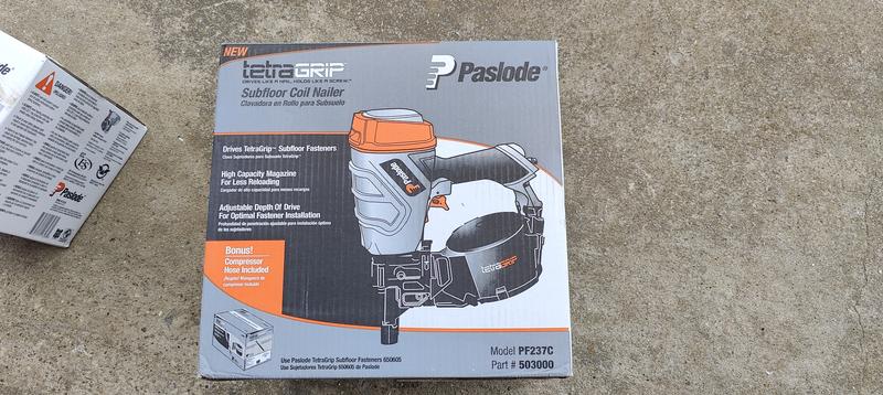 Paslode tetraGRIP 2-3/8-in Pneumatic Flooring Nailer 503000 at Lowes.com