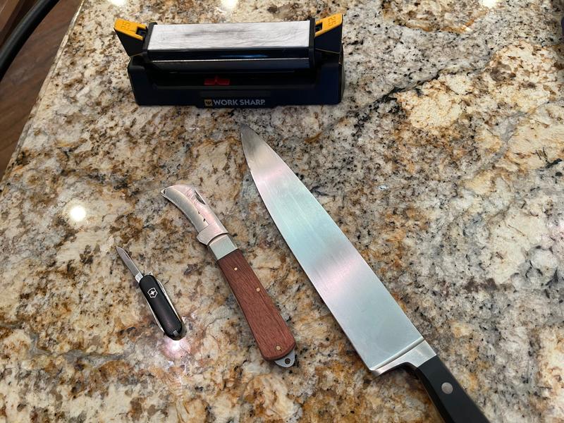 Work Sharp Benchtop Knife Sharpener - Tri-Brasive Stone - Diamond ...