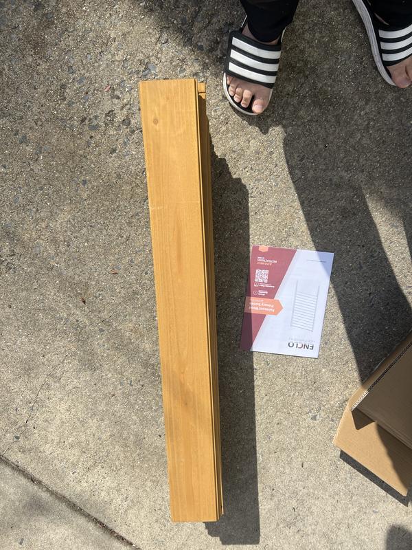 Enclo Privacy Screens No Dig Cedar 39-in W x 60.5-in H Cedar Concord ...