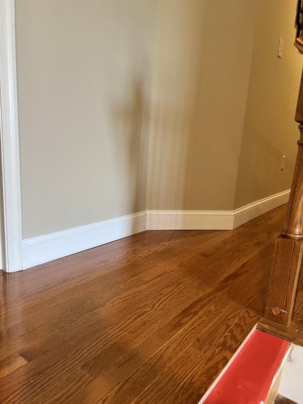 RELIABILT 9/16-in x 5-1/4-in x 16-ft Modern Primed Finger Jointed Pine ...