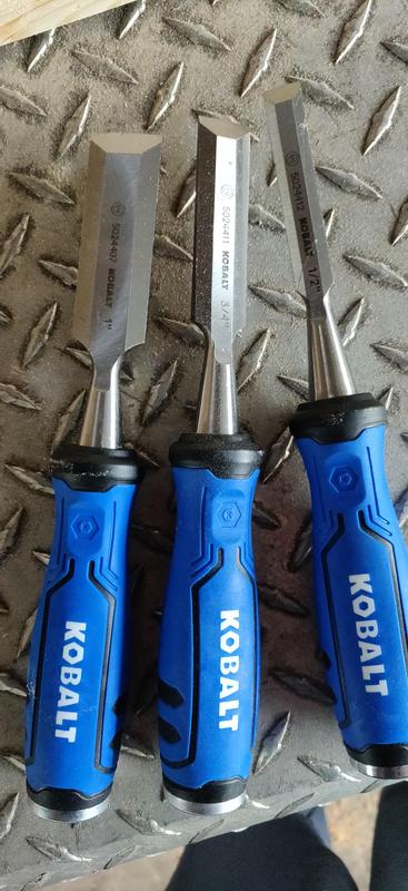 Kobalt 3-Pack Woodworking Chisels Set 68679 at Lowes.com