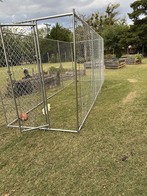 Pet Sentinel Chain link Outdoor Preassembled kennel for Any Pet Dog ...