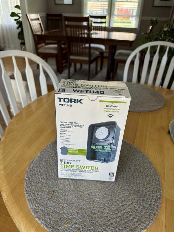 TORK 40-Amps 120/277-volt 1-Outlet Wall Mount Countdown Lighting Timer ...