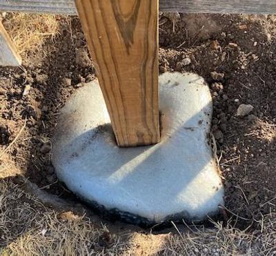 Fast 2K Fence Post Backfill 32.8 -fl oz Fast setting Fence post mix in ...