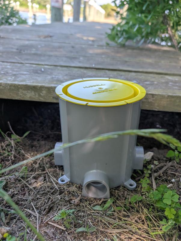 Hubbell RACO Plastic New Work Round Electrical Box 5511 at Lowes.com