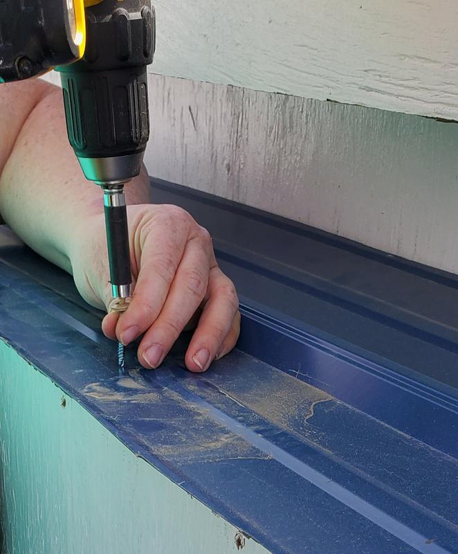 Power Pro #10 x 1-1/2-in Tan Powder coating Self-drilling Roofing ...