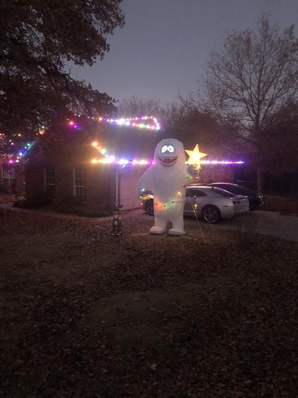 Rudolph the Red-Nosed Reindeer 9.75-ft Laughing LED Bumble Animatronic ...