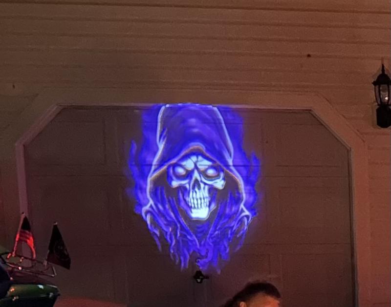Haunted Living LED Animated Grim Reaper Projector in the Halloween ...