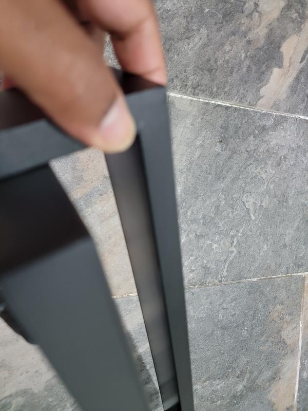 True Fine Reflect 24-in H Matte Black Hardwired Integrated LED Outdoor ...