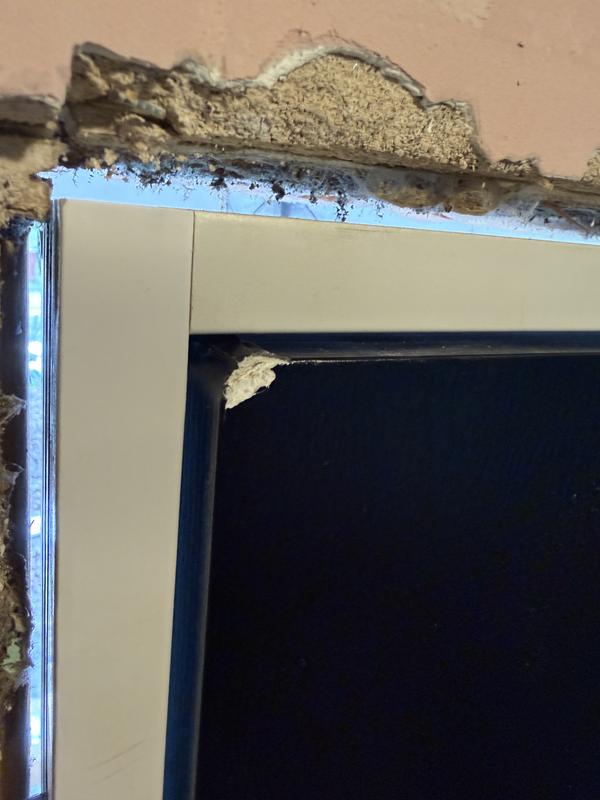Misty Moon Contemporary 4-Lite 36x80in 4-9/16-in Frosted Glass Smooth ...