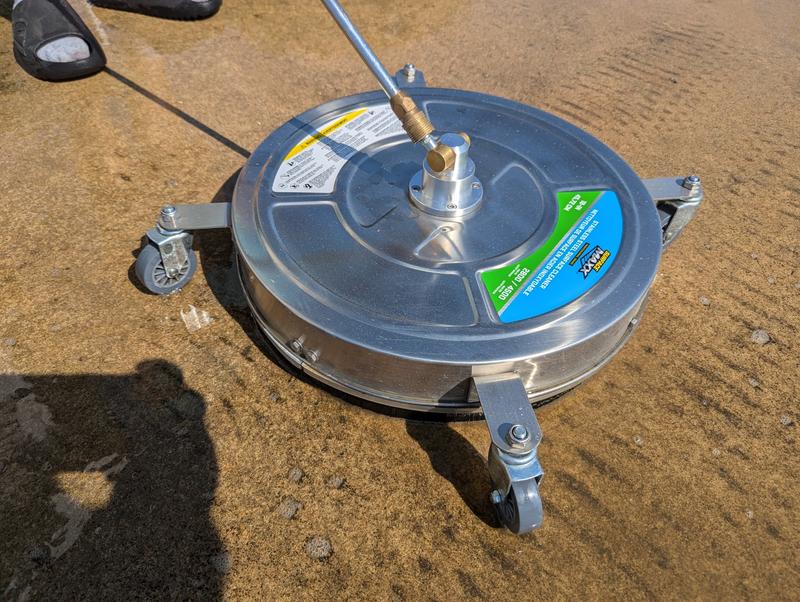 SurfaceMaxx 18-in up to 4500 PSI Rotating Surface Cleaner for Gas and ...