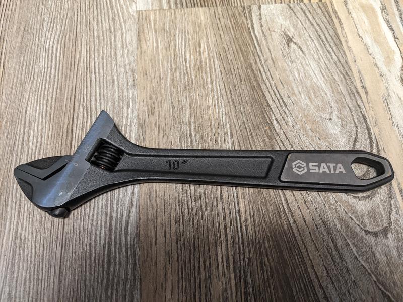 SATA 10-in Adjustable Wrench ST47124 at Lowes.com