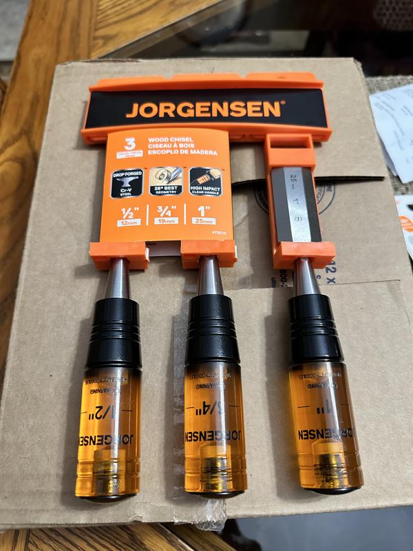 Jorgensen 3-Pack Woodworking Chisels Set 70510 at Lowes.com