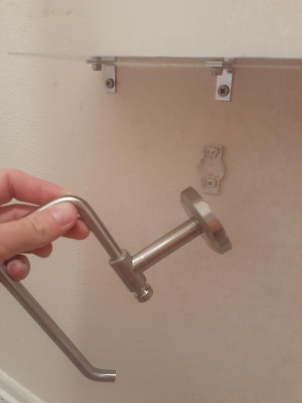 Delta Westdale Spotshield Brushed Nickel Wall Mount Euro Toilet Paper ...