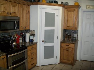 RELIABILT 56-in x 80-in Primed Solid Core 3-panel Frosted glass ...