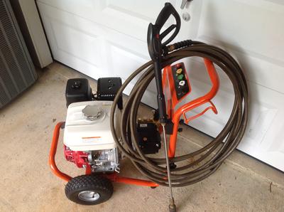 Husqvarna 4000 PSI 4-GPMs Cold Water Gas Pressure Washer with 5 Spray ...