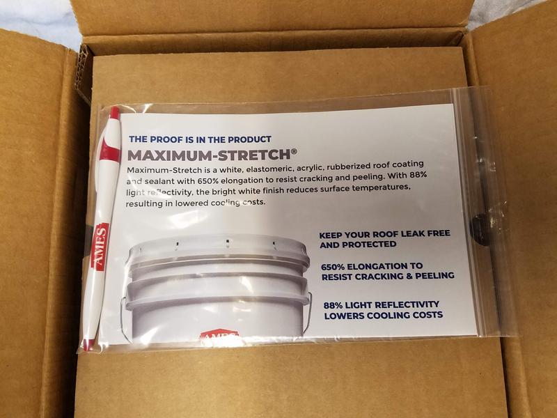 AMES Maximum-Stretch 1-gallon White Elastomeric Reflective Roof Coating ...