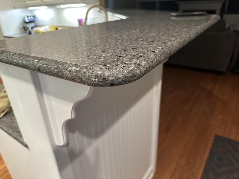 allen + roth Coho Quartz Gray Kitchen Countertop SAMPLE (4-in x 4-in ...