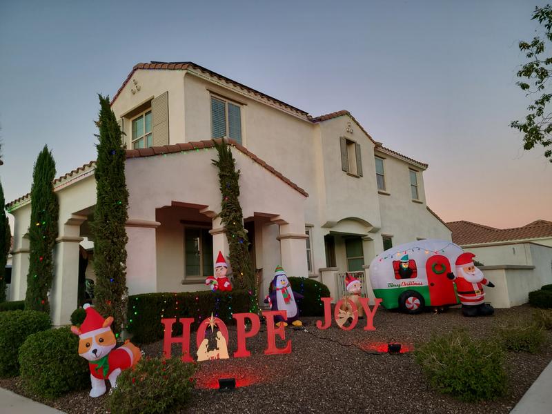 Sunnydaze Decor 3.5-ft Lighted Reindeer in the Christmas Inflatables ...