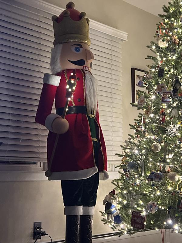 Holiday Living 7-ft Bluetooth Nutcracker Animatronic 93116 at Lowes.com