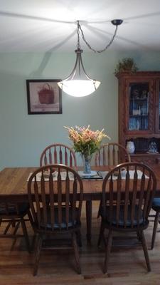 allen + roth Winnsboro 3-Light Bronze Transitional Marbleized Glass ...