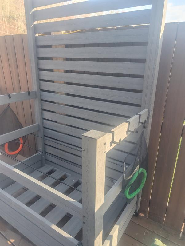 Zippity Outdoor Products Oasis Charcoal w/ Screen Vinyl Pool toy ...