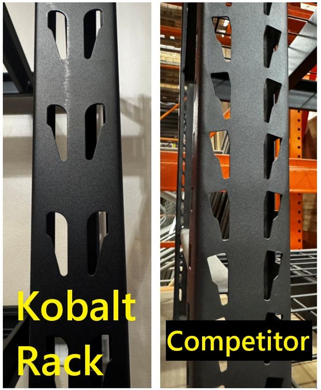 Kobalt Steel Heavy Duty 4-Tier Upright (3.74-in W x 3.15-in D x 85.4-in ...
