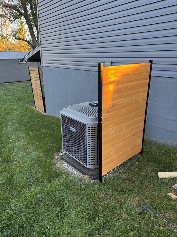 Enclo Privacy Screens No Dig Cedar 39-in W x 60.5-in H Cedar Concord ...