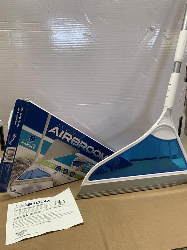 Helio AIR Broom 12-in Plastic Multi-surface Angle with dustpan Upright ...