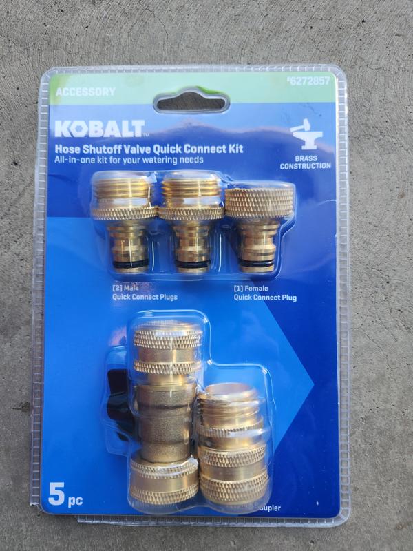 Kobalt Brass Quick connector set in the Garden Hose Quick Connectors ...