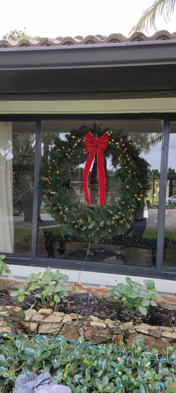 Holiday Living 48.0-in Pre-lit Indoor/Outdoor Green Scottsdale pine ...