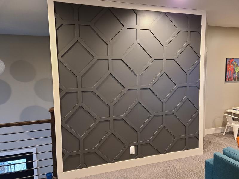 Ekena Millwork 5/8-in x 25-5/8-in x 15-3/8-in Smooth White PVC Fretwork ...