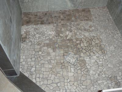 Solistone River Rock Pebbles 10-Pack Brookstone Pebble Mosaic Floor and ...