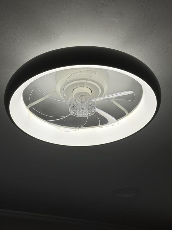 Harbor Breeze Capeview 20-in Color-Changing Covered Outdoor Flush Mount ...