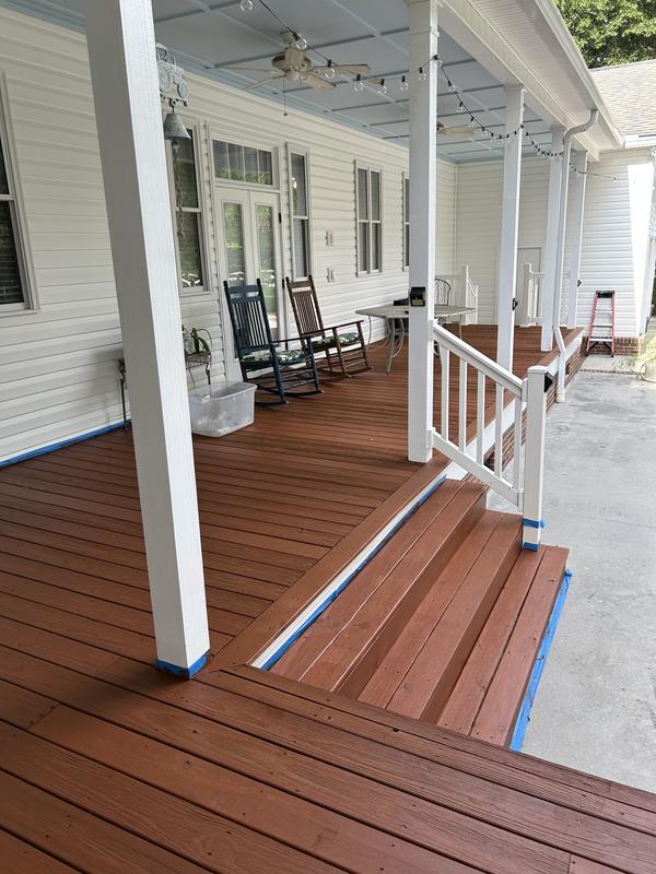 Valspar Spicy Brown Semi-transparent Exterior Wood Stain and Sealer (1 ...