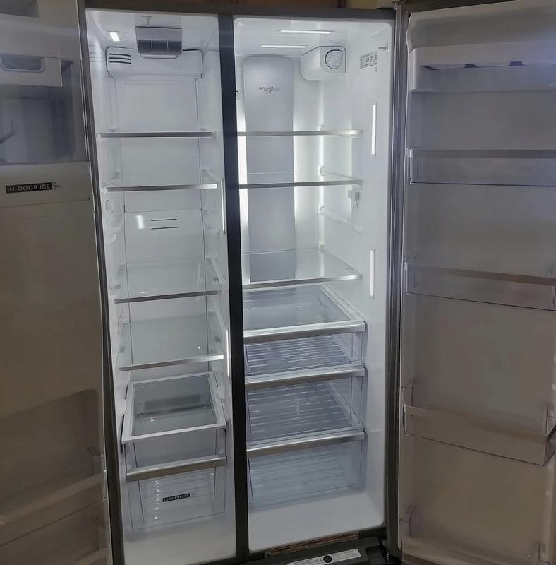 Whirlpool 20.85-cu ft Counter-Depth 36-in Wide Side-by-Side ...