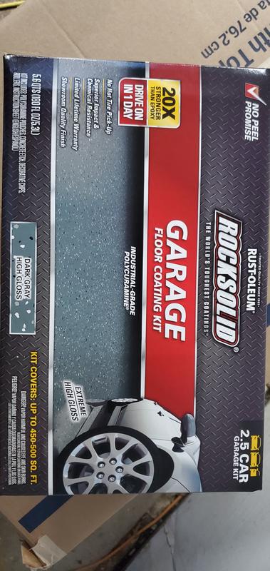 Rust-Oleum RockSolid 2-part Gray High-gloss Concrete and Garage Floor ...