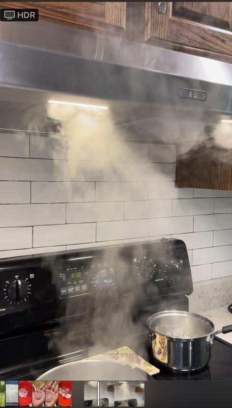 Broan BCDF1 30-in Convertible 375-CFM Stainless Steel Under Cabinet ...