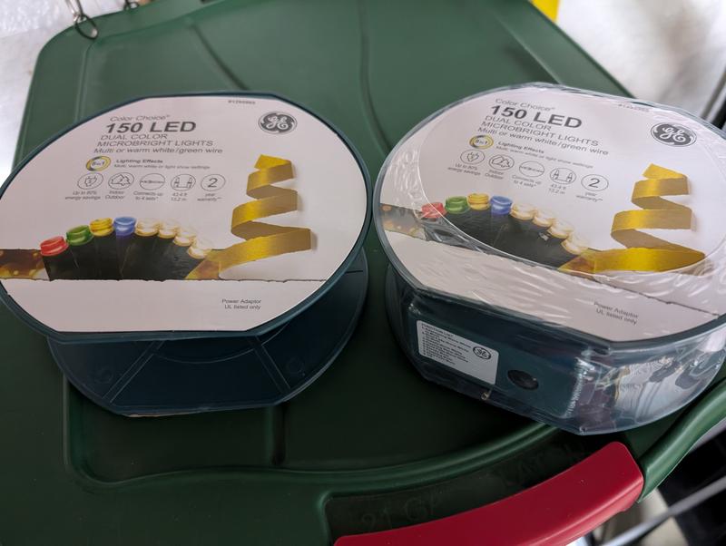 GE Color Choice 600-Count 125-ft Multi-function Color Changing LED Plug ...