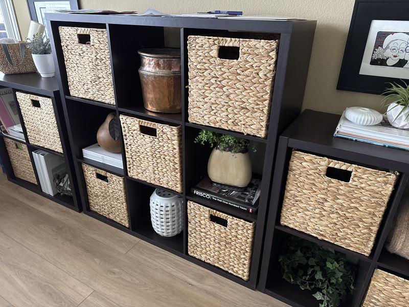 allen + roth Natural Baskets (13-in W x 13-in H x 13-in D) Natural ...