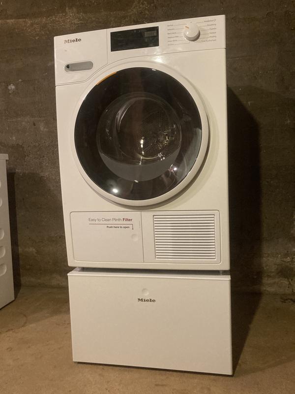 Miele Universal Laundry Pedestal (Lotus White) with Storage Drawer WTS ...