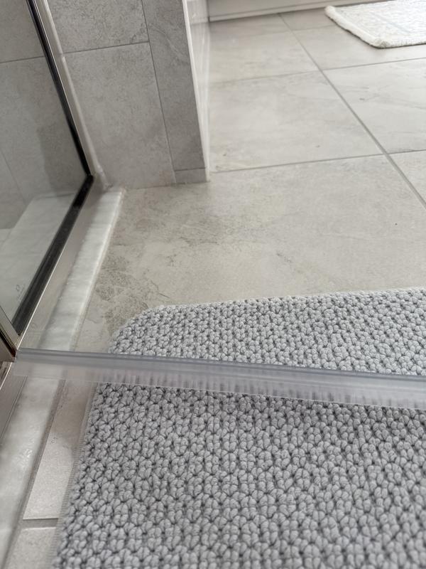 Prime-Line 0.25-in Hinged shower door Bottom Sweep in the Bathtub ...