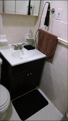 Project Source 24-in Java Single Sink Bathroom Vanity with White ...