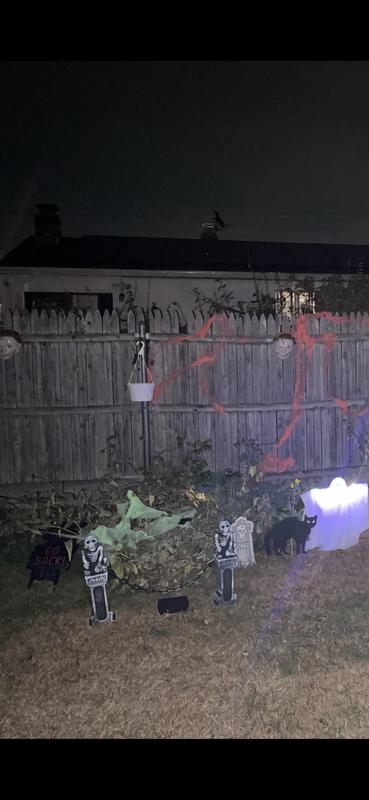 Haunted Living 20-in Skeleton Fence Decoration LW482-MX003 at Lowes.com